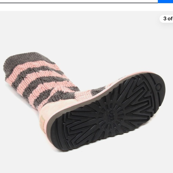 UGG | Shoes | Nwob Ugg Striped Sock Boots Kids | Poshmark